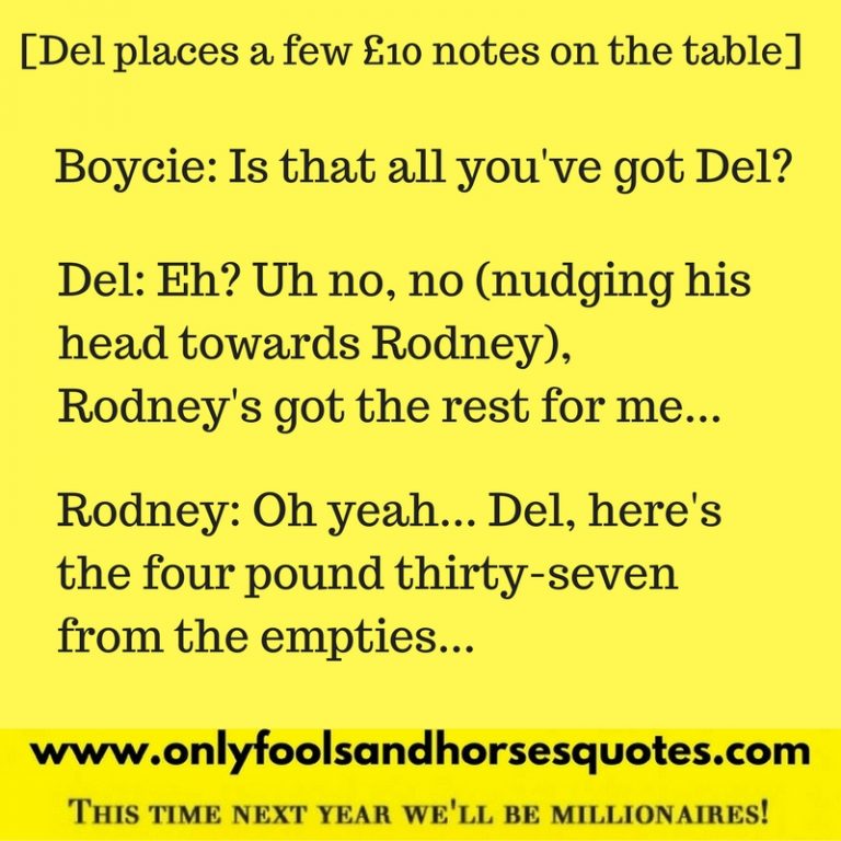 Only Fools And Horses Series 2 Episode 3 A Losing Streak Full Script ...