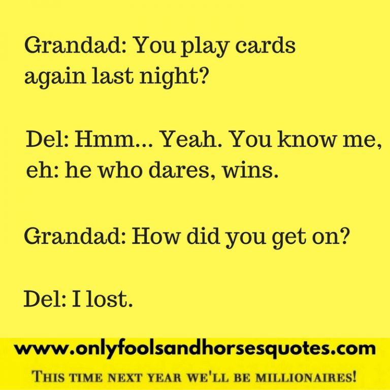 Only Fools And Horses Series 2 Episode 3 A Losing Streak Full Script ...