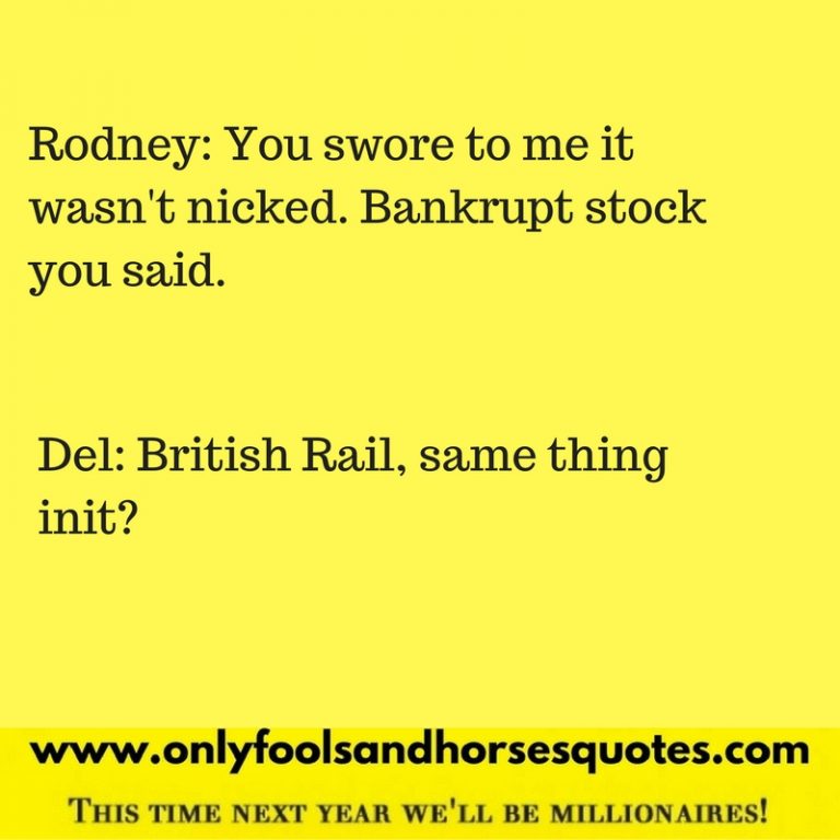 Only Fools And Horses S2 E5 The Yellow Peril Script